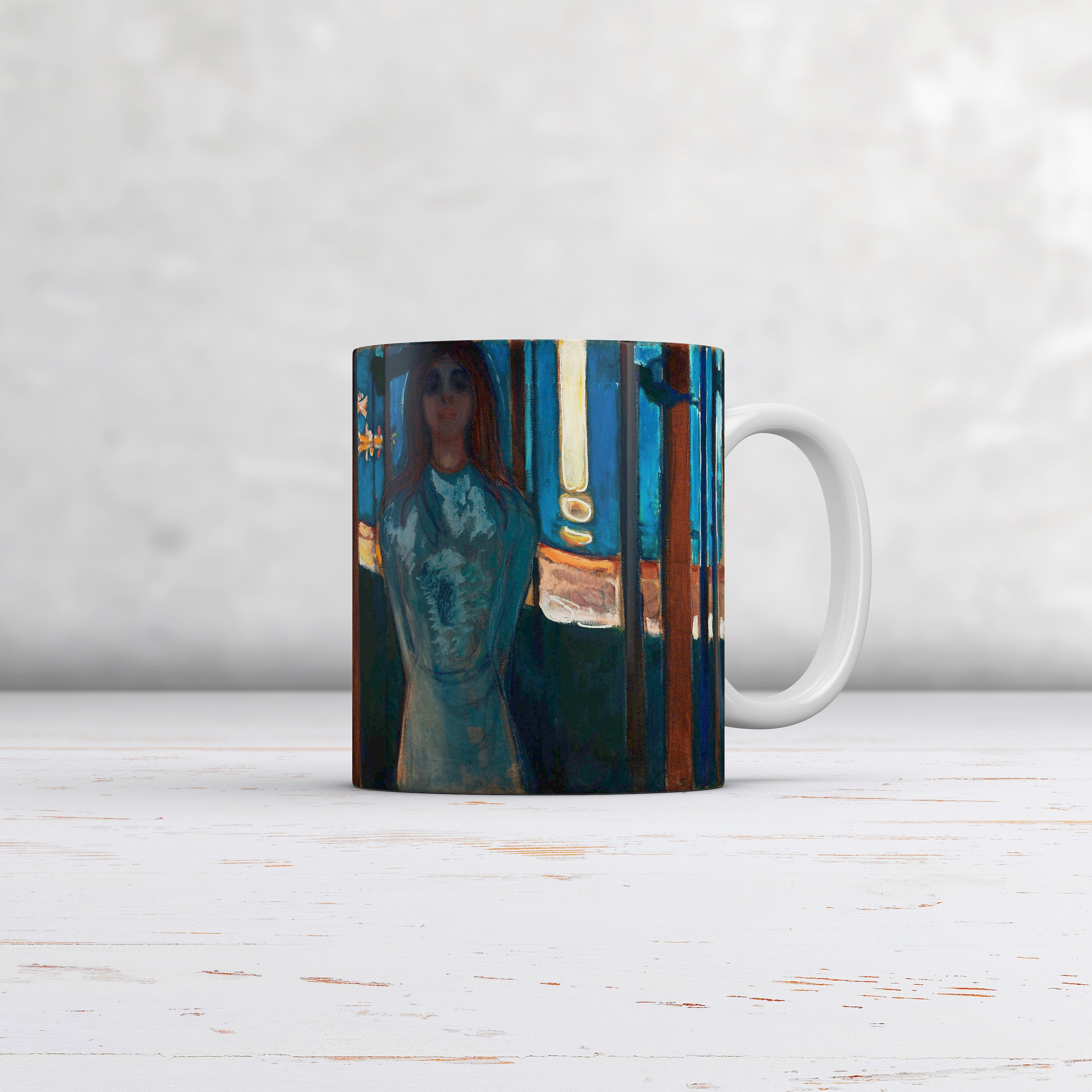 Edvard Munch: the Voice Summer Night. Fine Art Mug/cup. Ideal - Etsy UK