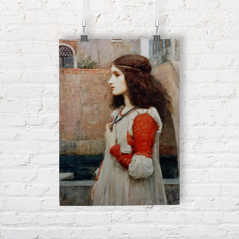 John William Waterhouse: Juliet. Fine Art Print/poster. - Etsy