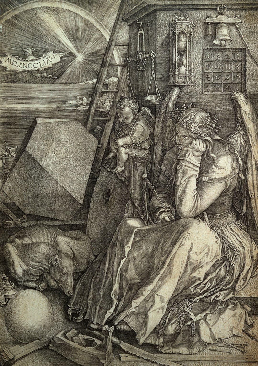 Albrecht Durer: Melancholia (melancolia). Fine Art Print/poster ...