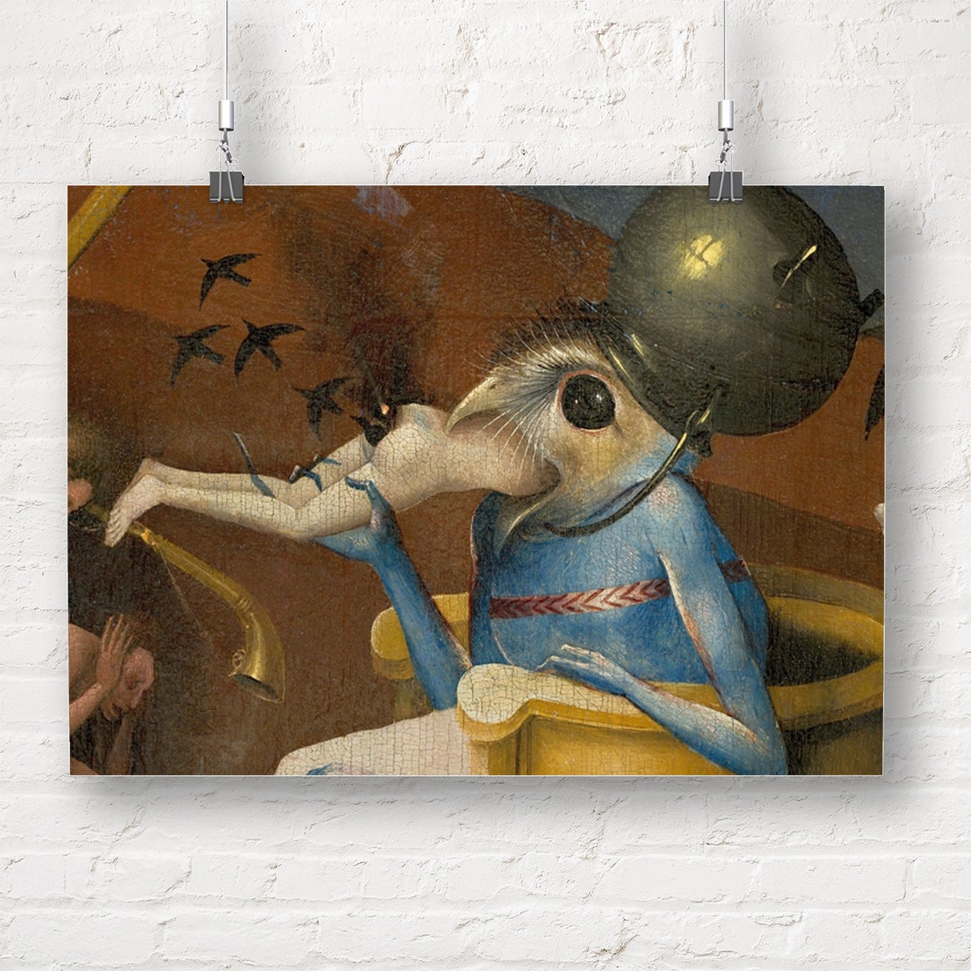 Hieronymus Bosch: Detail From the Garden of Earthly Delights - Bird ...