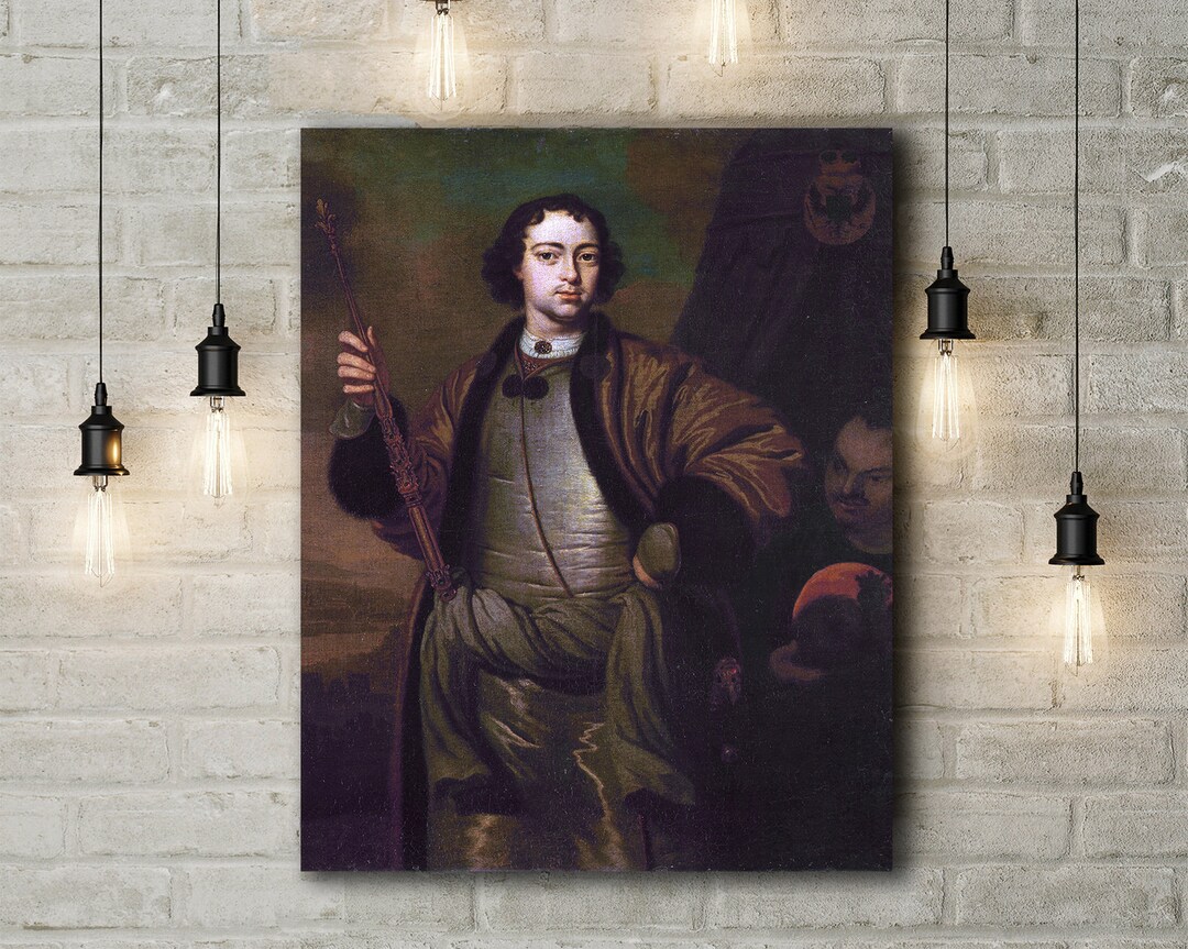 Canvas Art Print of Pieter Van Der Werff: Portrait of Peter the Great ...