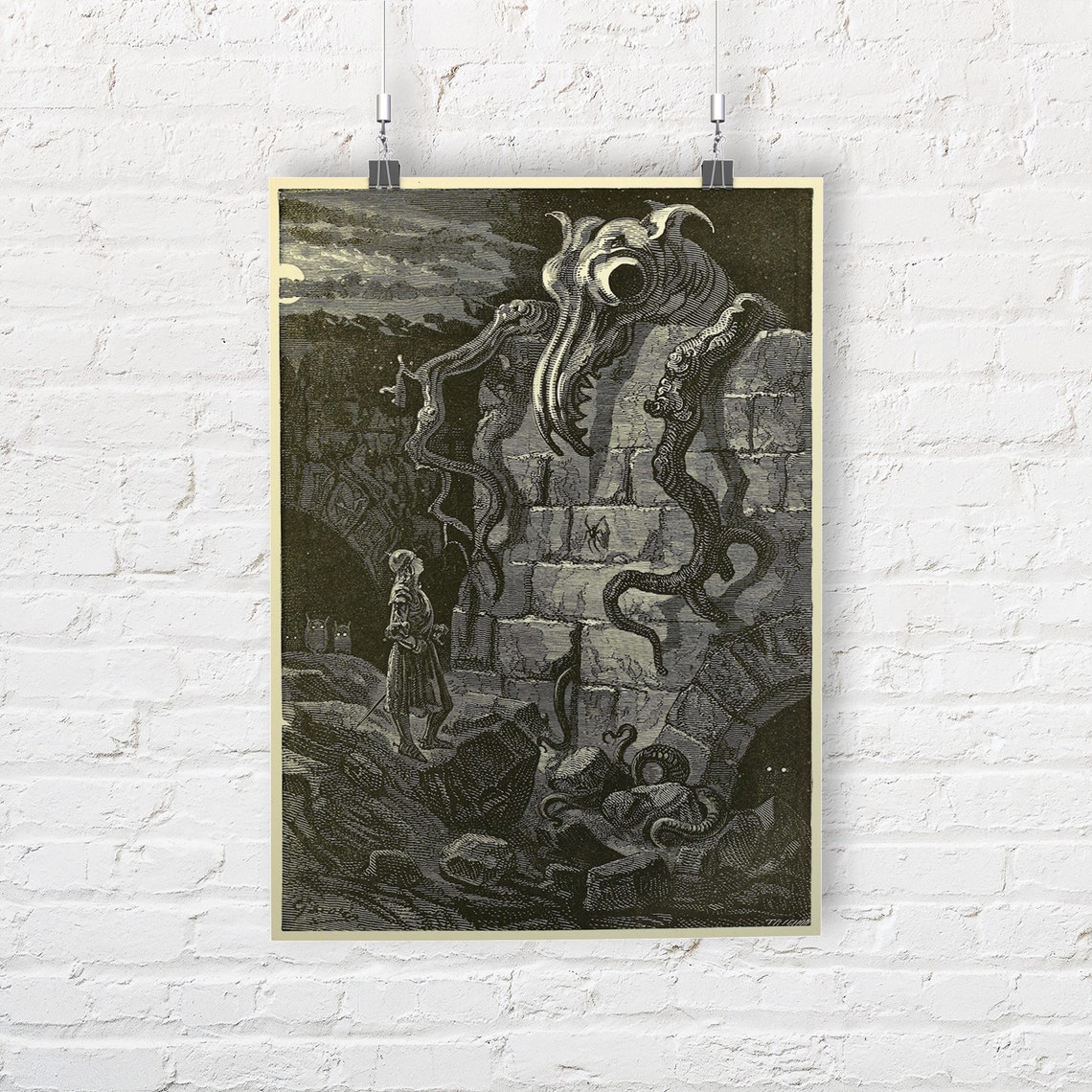 Gustave Dore: the Gnarled Monster. illustration Fine Art - Etsy