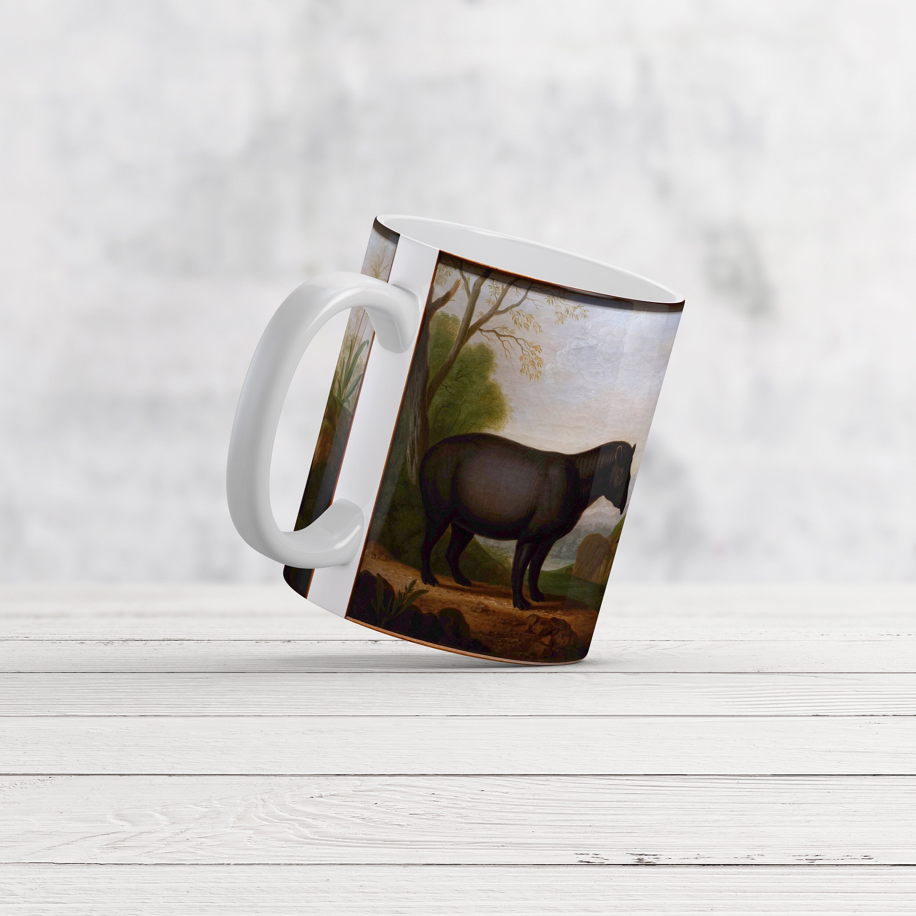 Christian Wilhelm Kehrer: Tapir. Fine Art Mug/cup. Ideal Gift | Etsy
