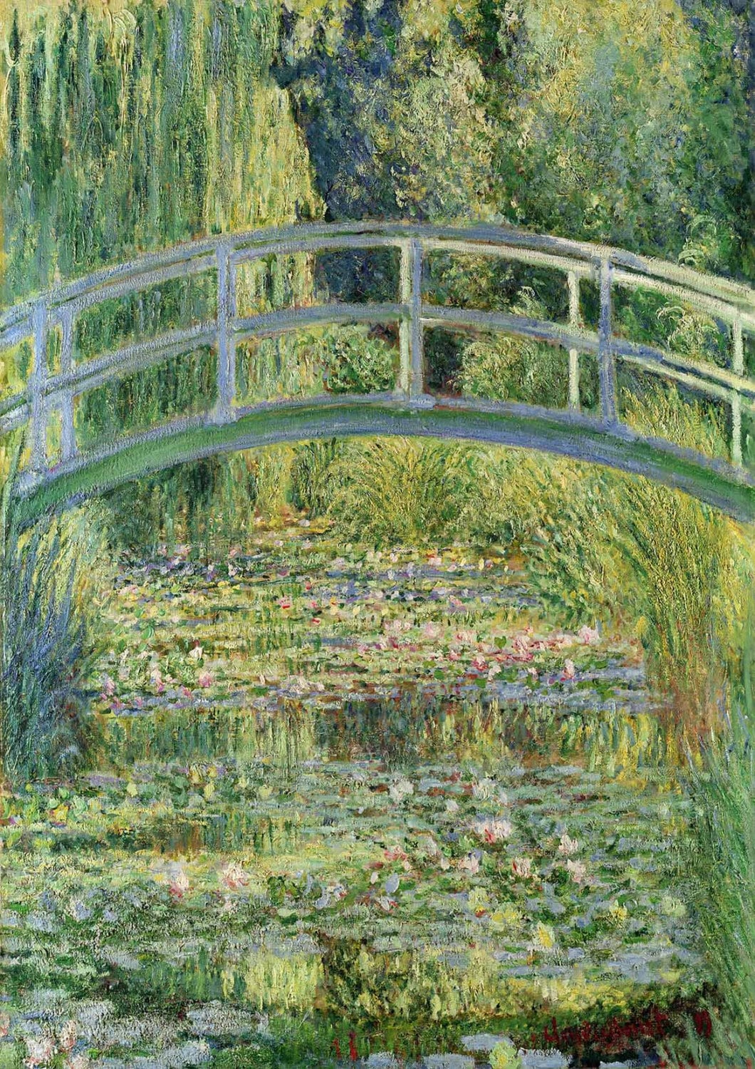 Claude Monet: Waterlily Pond. Fine Art Print/poster. 003217 - Etsy UK