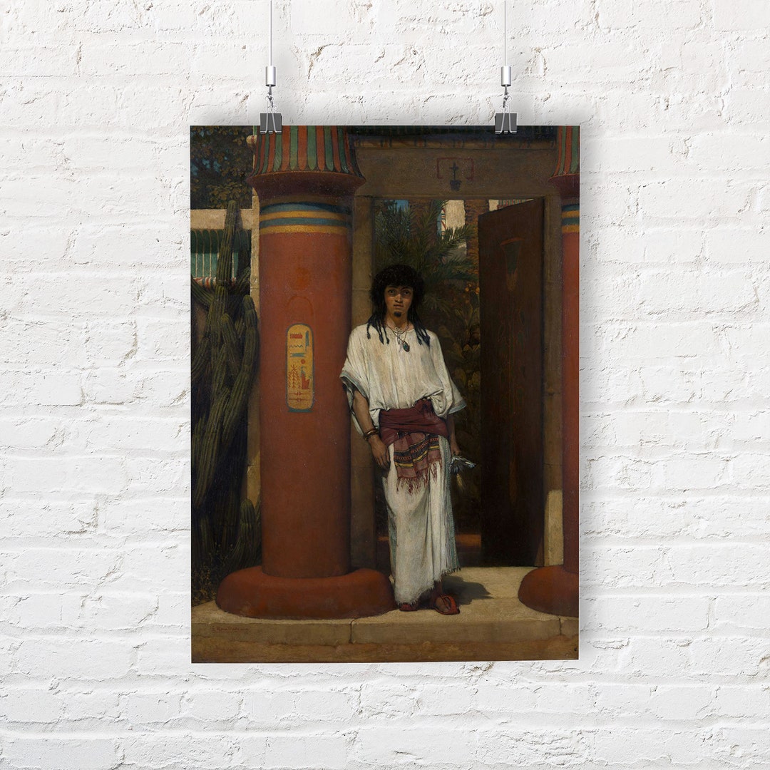 Lawrence Alma-tadema: an Egyptian in a Doorway (1865). Fine Art Print ...