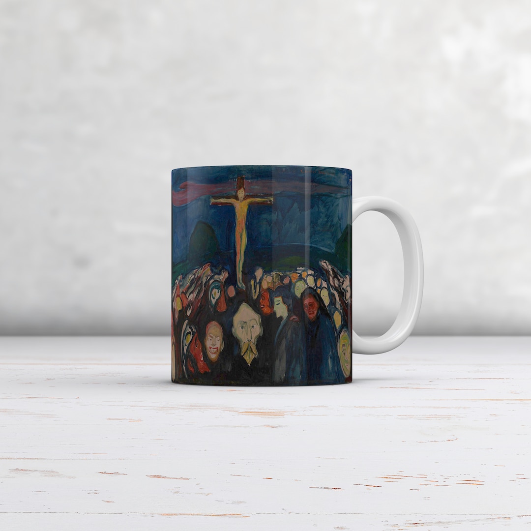 Edvard Munch: Golgotha. Fine Art Mug/cup. Ideal Gift Coffee/tea Mug - Etsy