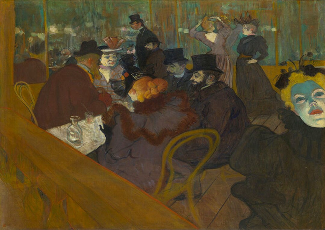 Henri De Toulouse-lautrec: at the Moulin Rouge. Fine Art Print/poster ...