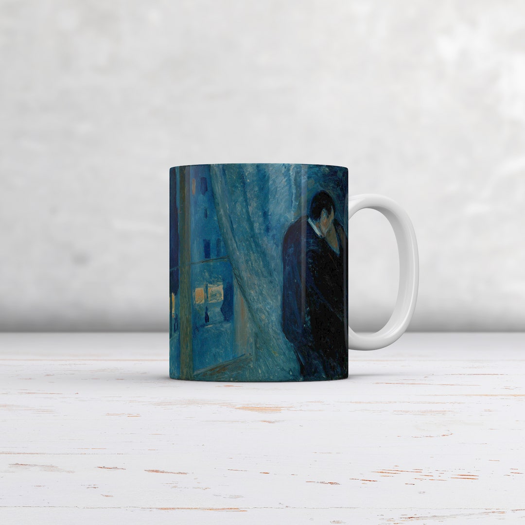 Edvard Munch: Kiss by the Window. Fine Art Mug/cup. Ideal Gift Coffee ...