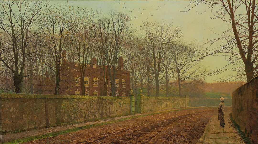 John Atkinson Grimshaw: the Rookery (1883). Fine Art Print/poster - Etsy