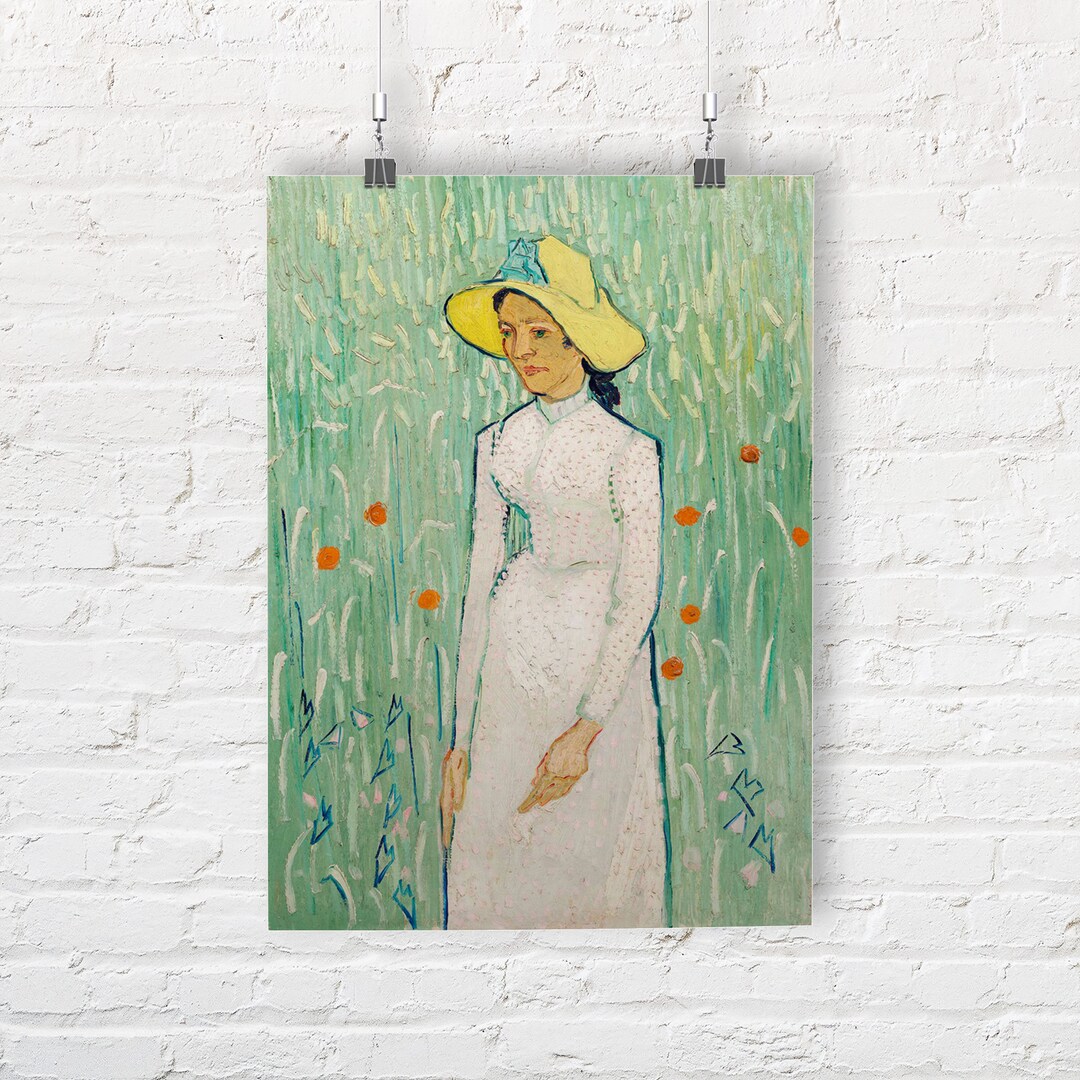 Vincent Van Gogh: Girl in White. Fine Art Print/poster - Etsy