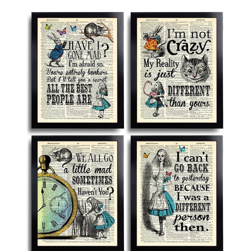 Alice in Wonderland Poster - Etsy