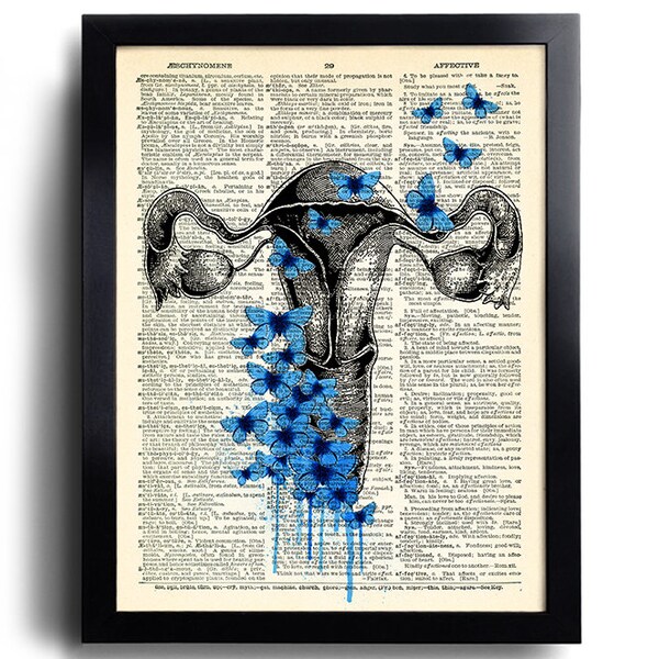 Uterus Poster - Etsy