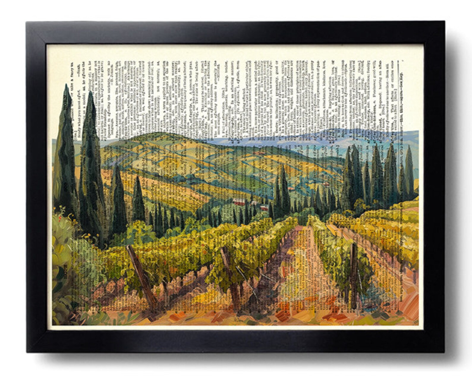 Wine Print Set of 6 Wine Poster Wine Wall Art Kitchen Decor Wine Bar ...