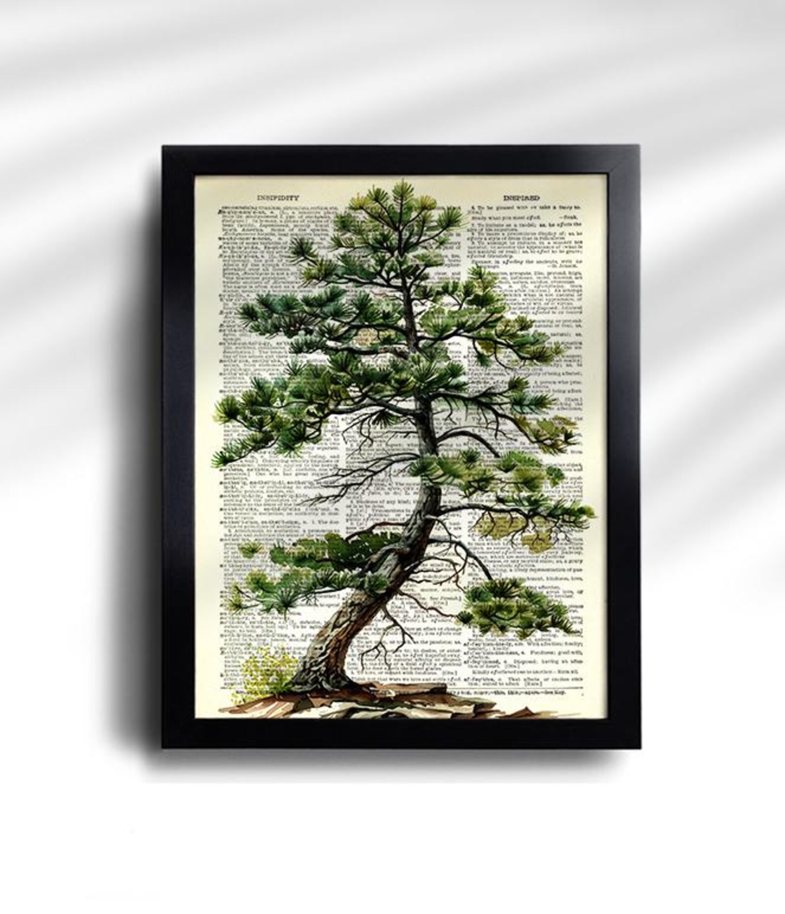 Pine Tree Print Set of 6 Pine Poster Pine Cone Print Forest Art Country ...