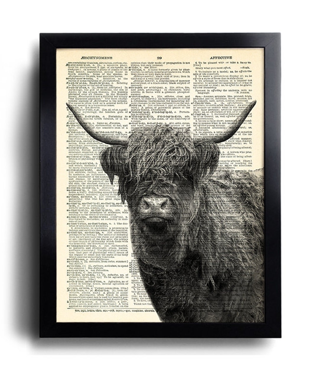 Highland Cow Print Highland Cow Wall Art Highland Cow Poster Cow Wall ...