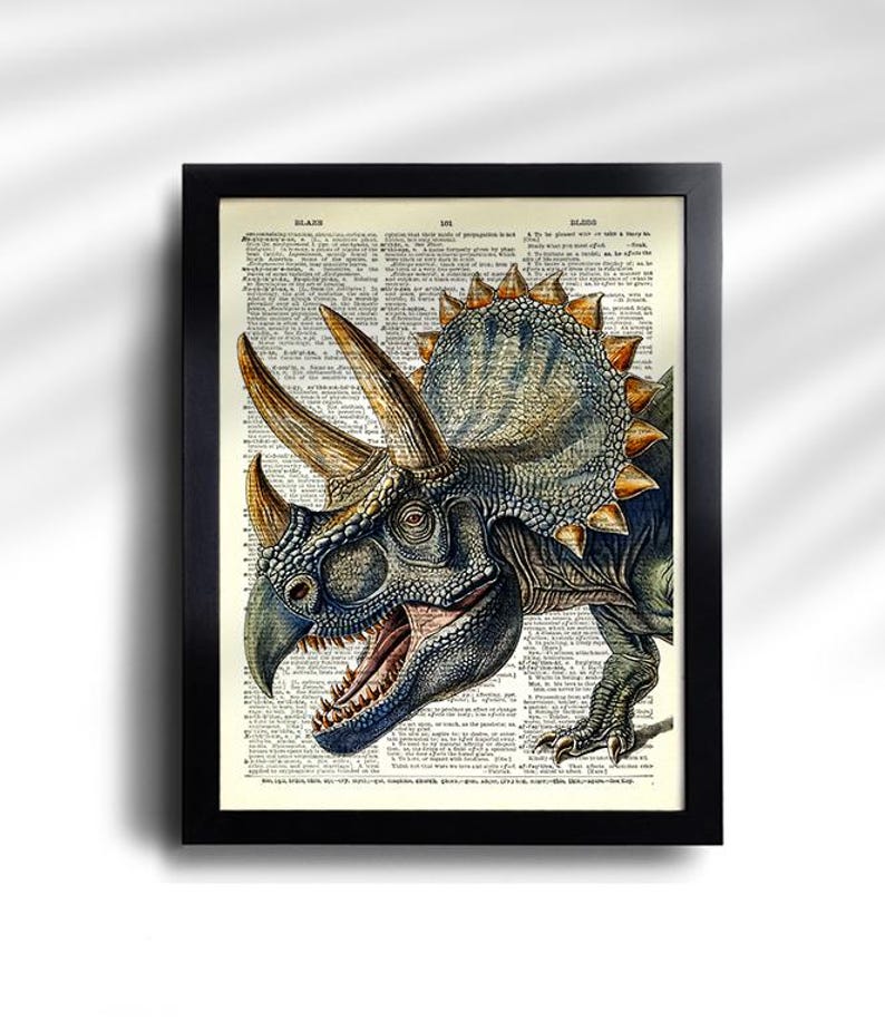 Dinosaur Print Set of 6 Prints Dinosaur Poster Dinosaur Decor Dinosaur ...