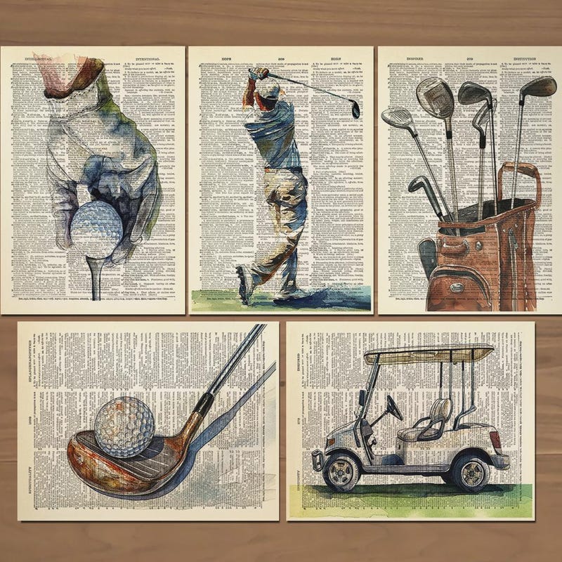 Golf Poster - Etsy