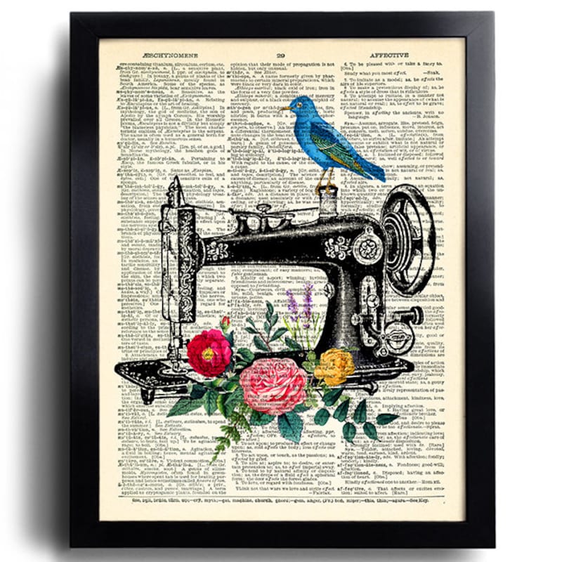 Sewing Machine Art - Etsy