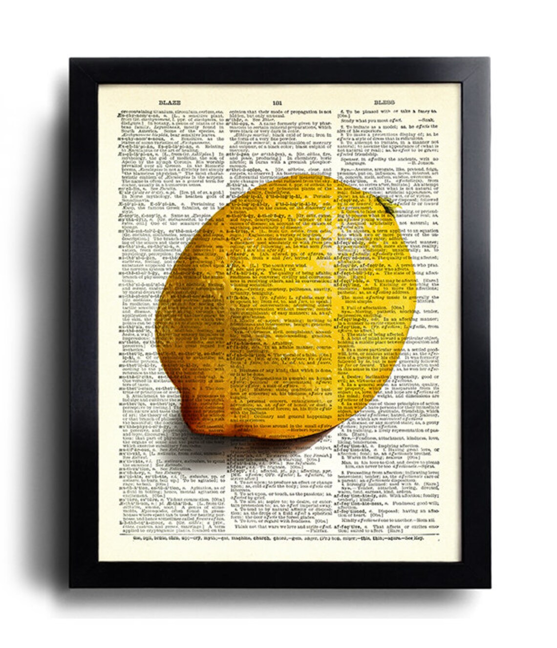 Lemon Print Set of 6 Lemon Wall Art Lemon Poster Lemon Painting Lemon ...