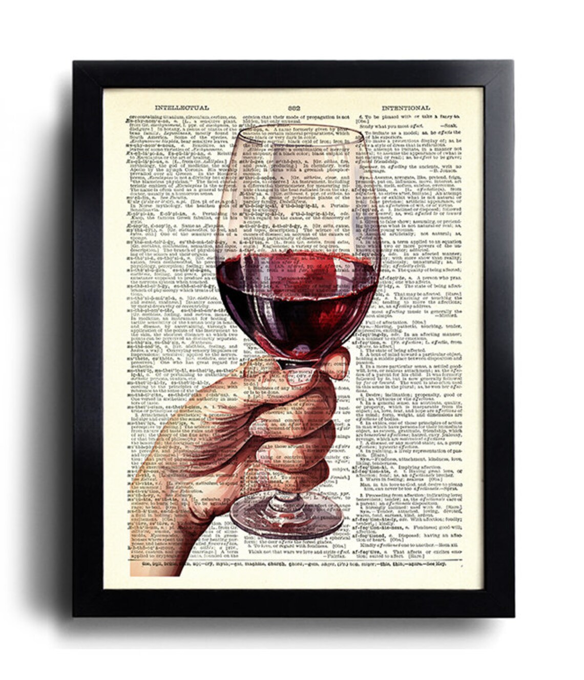 Wine Print Set of 6 Wine Poster Wine Wall Art Kitchen Decor Wine Bar ...