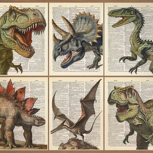Dinosaur Posters - Etsy