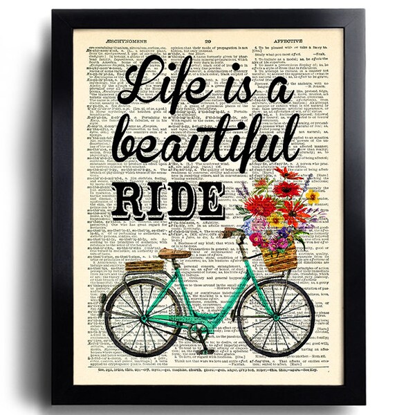 Bicycle Wall Art - Etsy