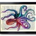 Octopus Print Set of 5 Octopus Poster Octopus Prints Squid Gift Set ...