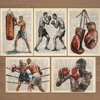 The Fight, Boxing Sport Match, Boxing Artwork, Giclee Print - Etsy