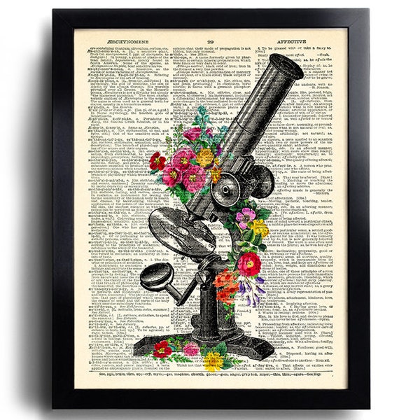 Microscope Art - Etsy
