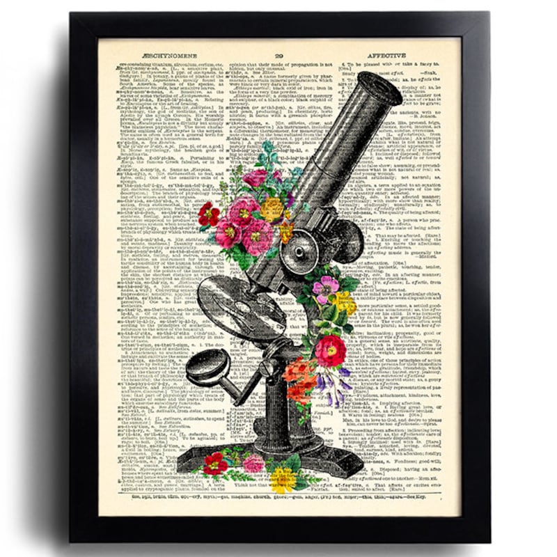 Microscope Art - Etsy