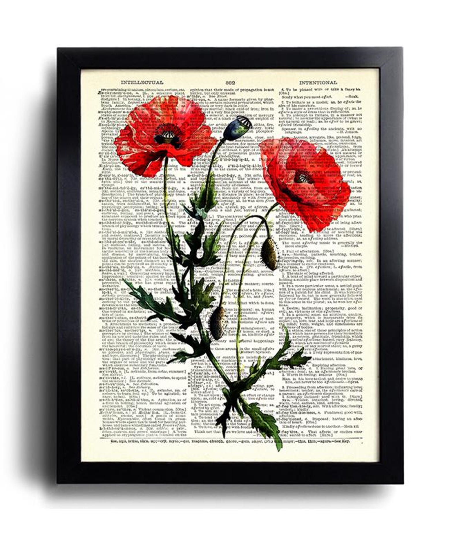 Wildflower Prints Set of 6 Wildflower Poster Wildflowers Wall Art ...