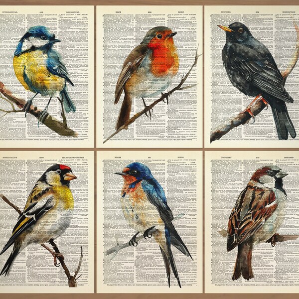 Bird Print - Etsy UK
