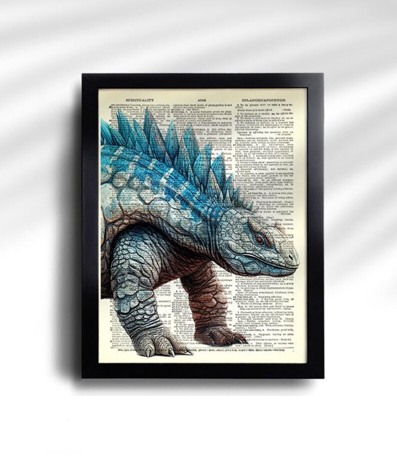 Dinosaur Print Set of 6 Prints Dinosaur Poster Dinosaur Decor Dinosaur ...