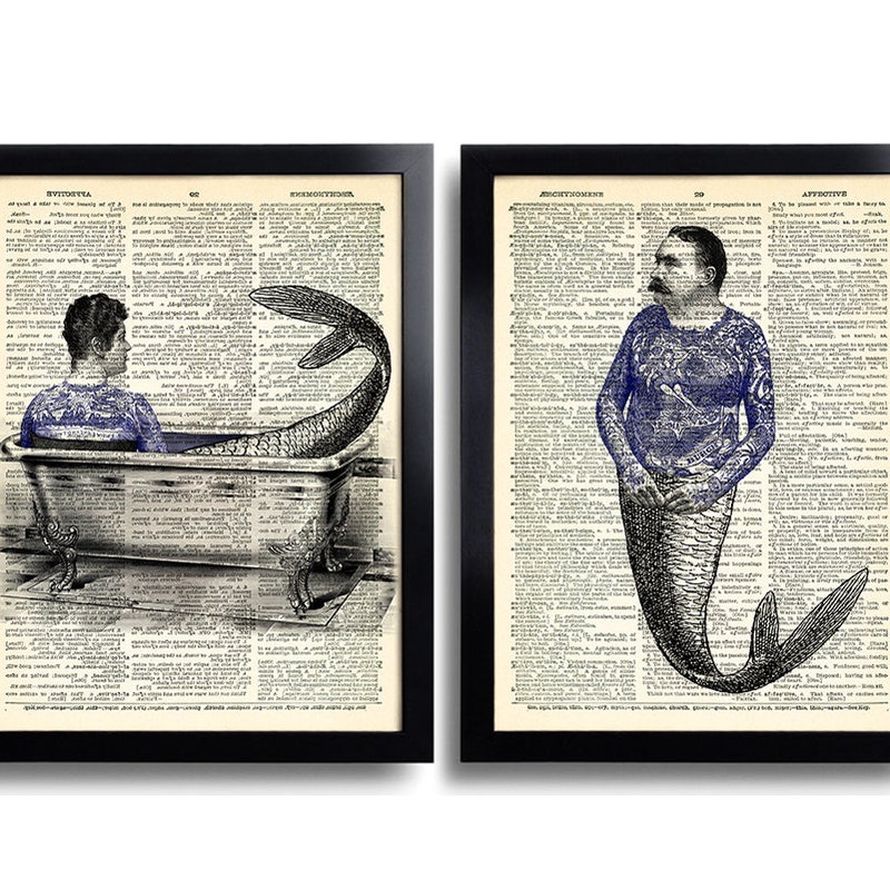 Mermaid Posters - Etsy