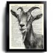 Goat Print Set of 5 Goat Poster Goat Painting Goat Art Print Goat Gifts ...