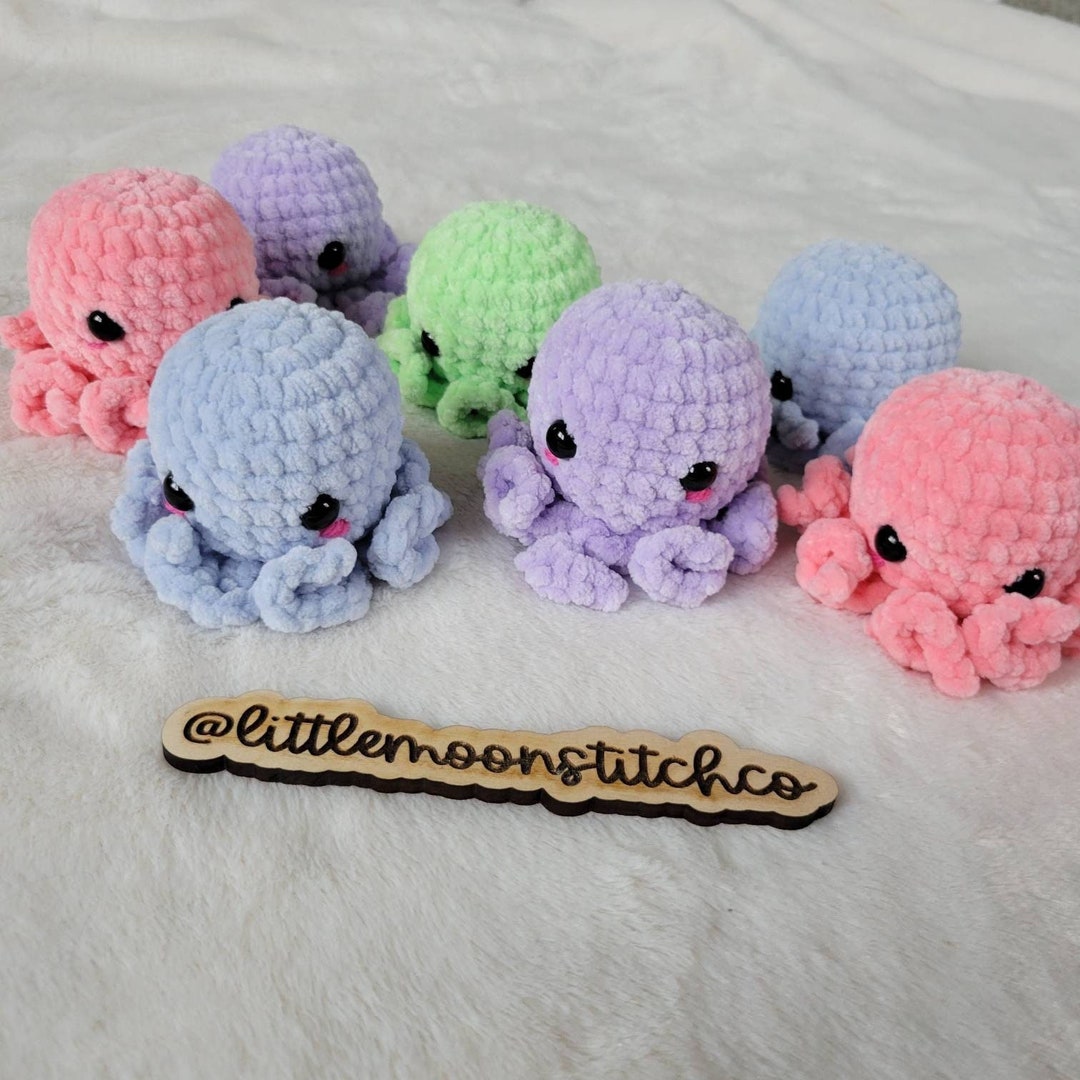 Pocket Octopus Plushie Crochet Octopus Stocking Stuffer Octopus Plush ...