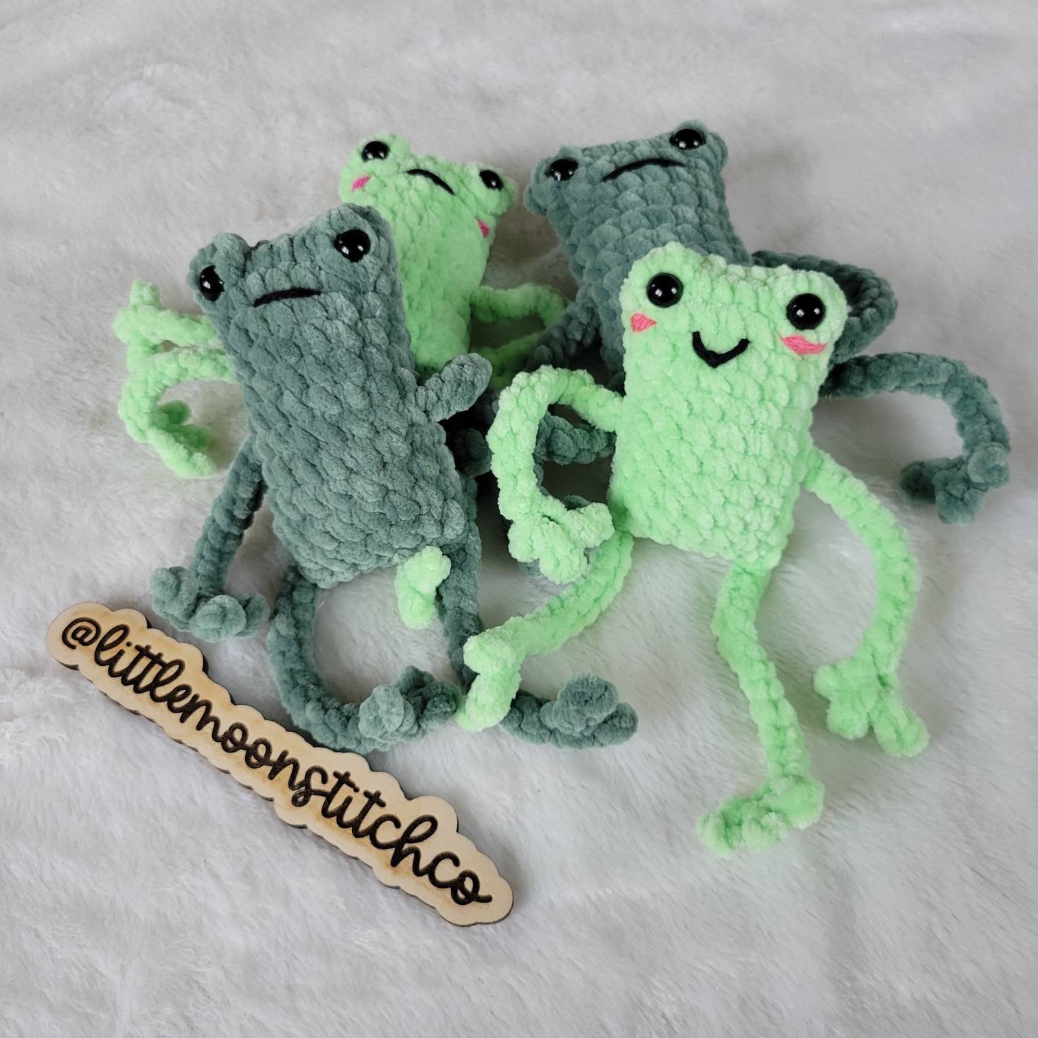 Leggy Froggy Plushie Crochet Frog Stocking Stuffer Frog - Etsy