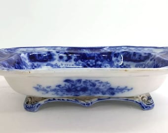 Flow blue china | Etsy