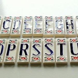 Hand-made Ceramic Name Plates Tiles - Etsy