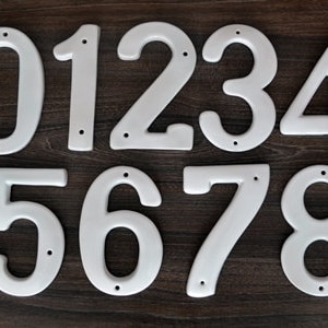 Ceramic Hand-made House Numbers - Etsy