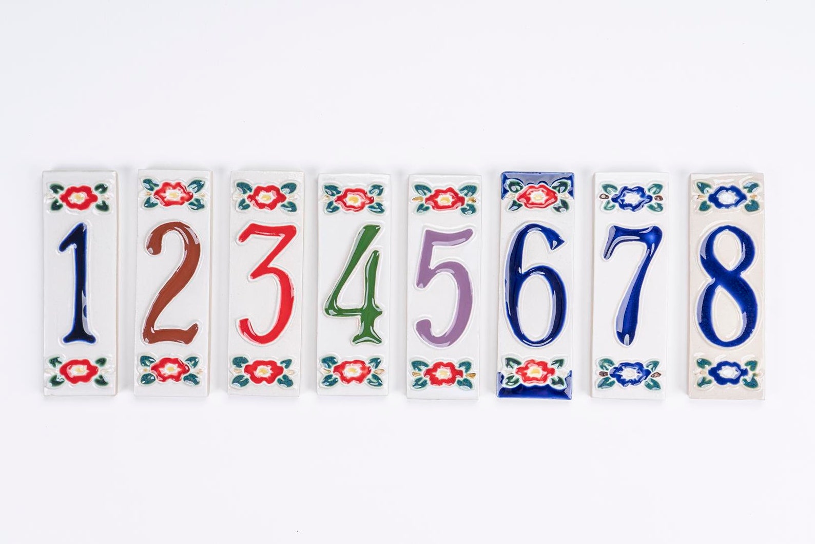 Unique Ceramic House Number Hand-made | Etsy