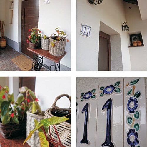 Custom Hand Painted Ceramic House Number Tile Placque or - Etsy