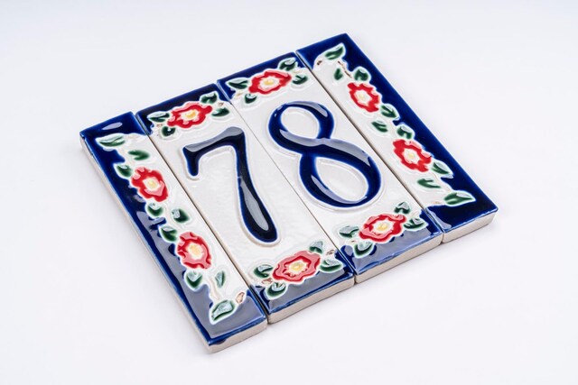 CeramicHouseNumbers - Etsy
