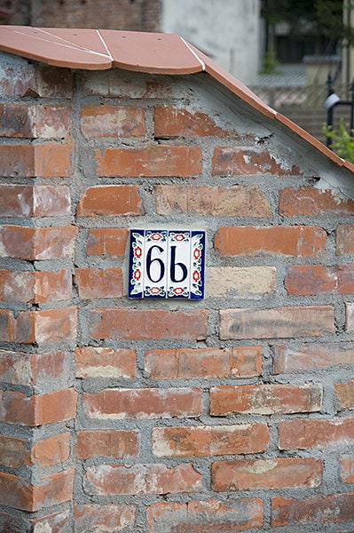 Unique Ceramic House Number Hand-made - Etsy