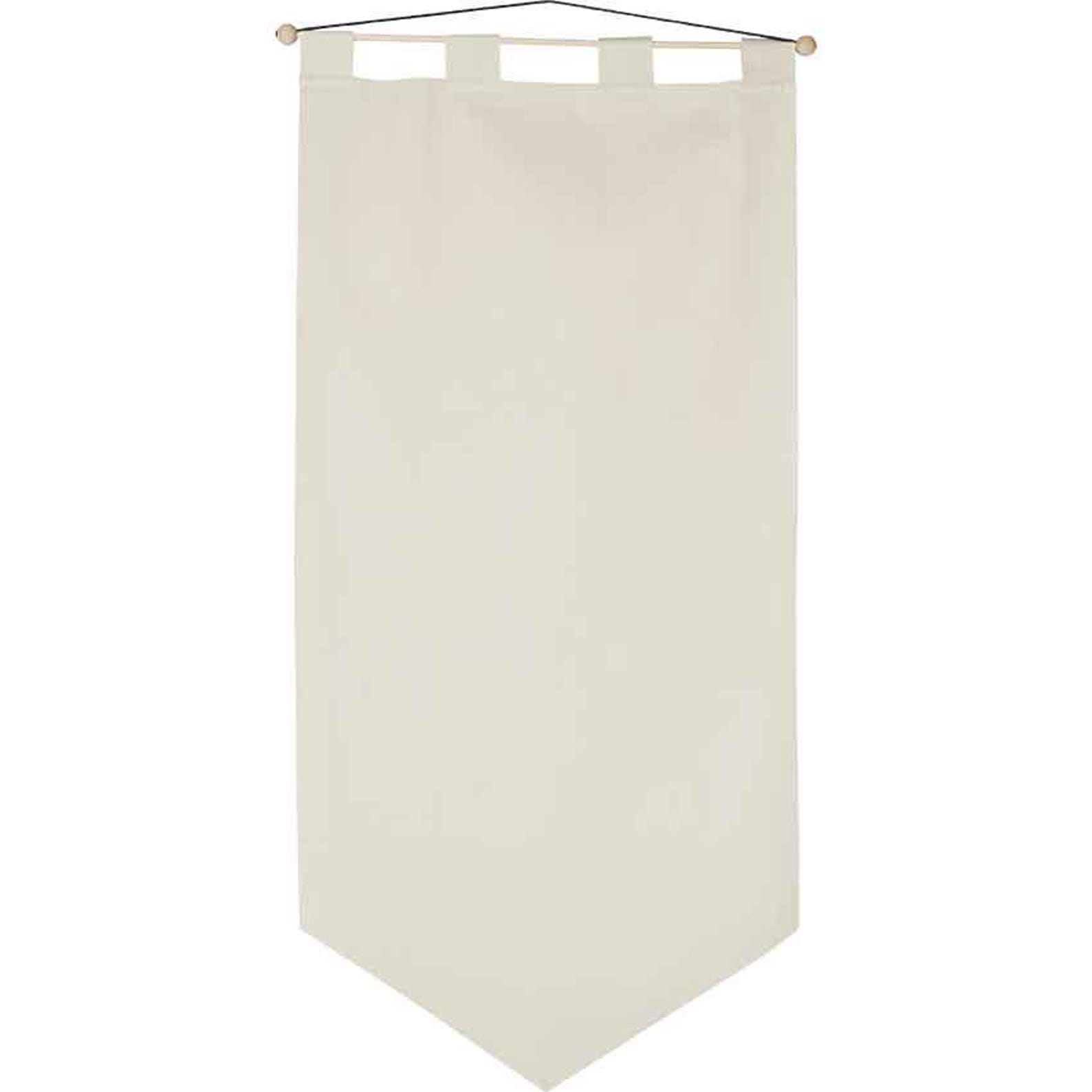 Plain Pointed Medieval Banner With Tabs, Medieval Standard, Renaissance ...