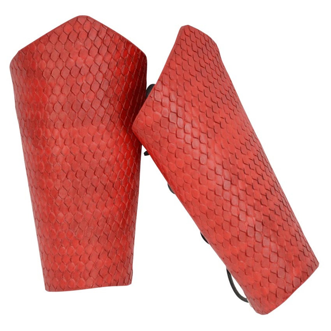 Dragon Scale Arm Bracers Medieval Leather Bracers Leather | Etsy