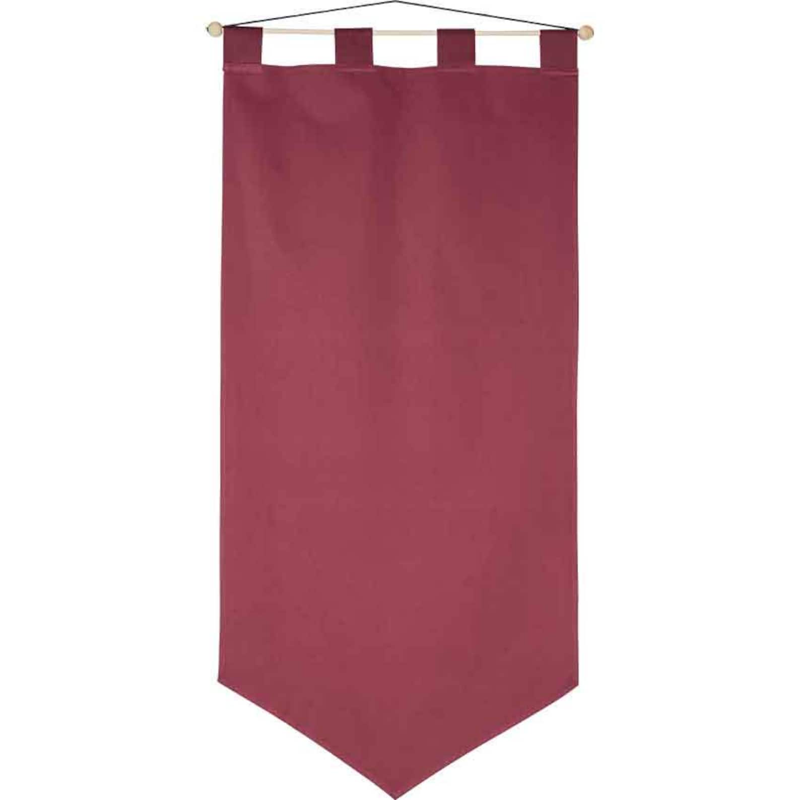 Plain Pointed Medieval Banner With Tabs, Medieval Standard, Renaissance ...