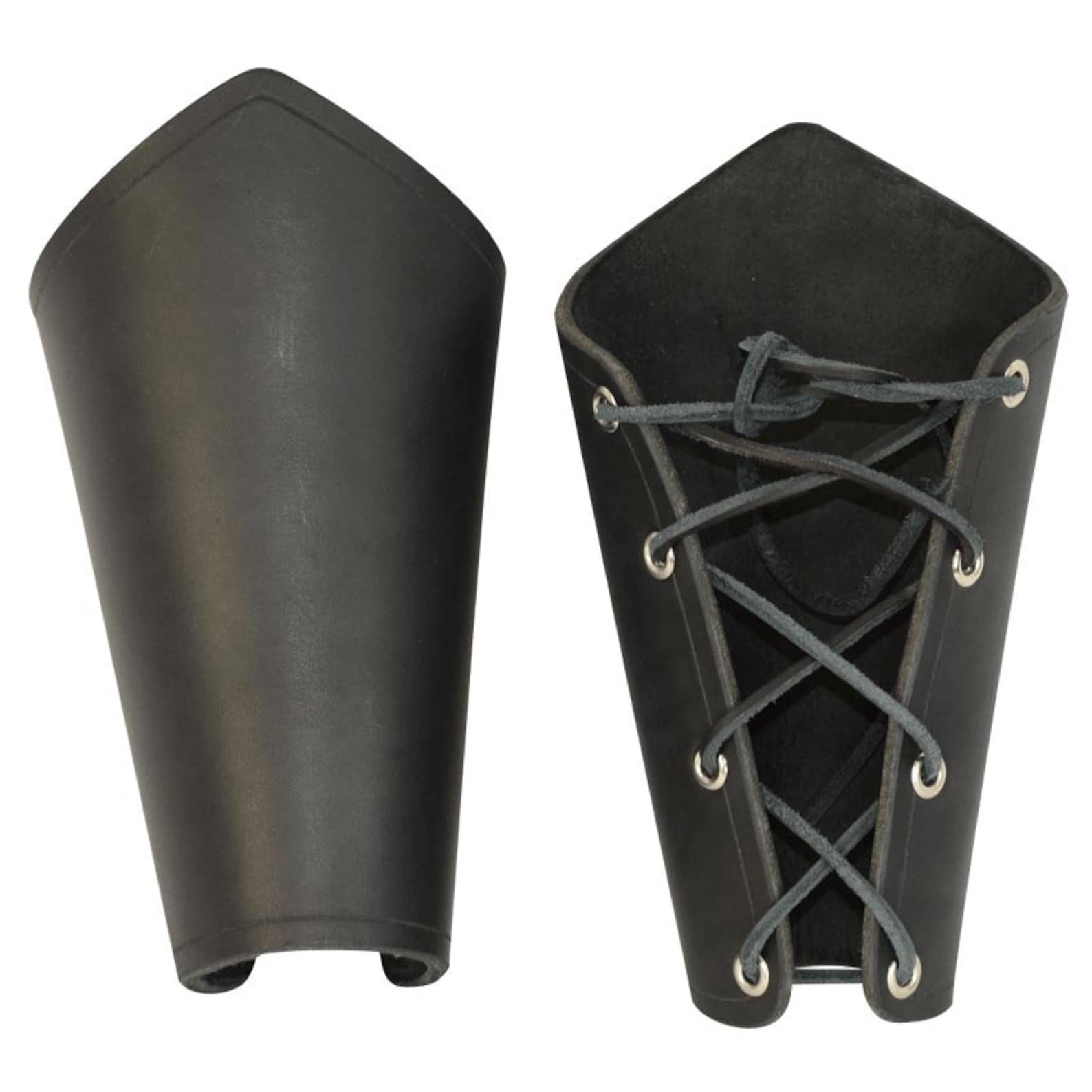 Plain Leather Arm Bracers Medieval Leather Bracers Leather - Etsy