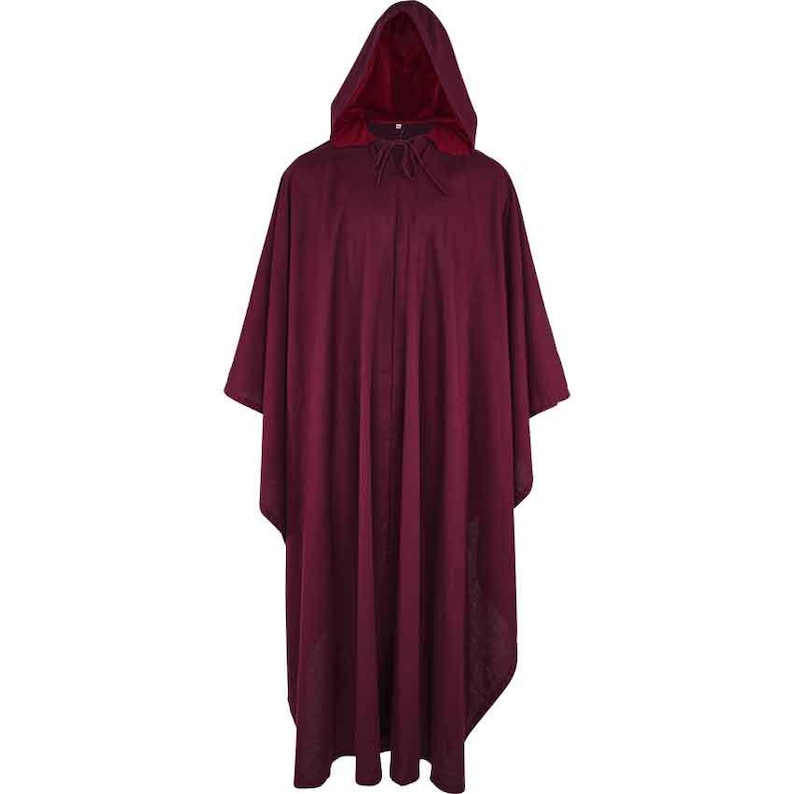 Wizard Cloak, Medieval Cloak With Hood, Authentic Wizards Cloak, Wizard ...