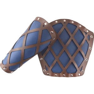 Lattice Leather Arm Bracers - Leather Arm Armour - #DK6094 - Etsy
